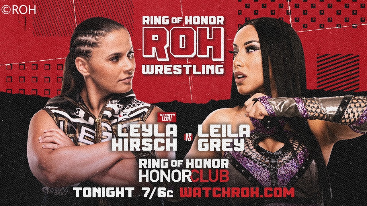 Leyla Hirsch vs Leila Grey / Singles Match / ROH Honor Club TV #26 ...