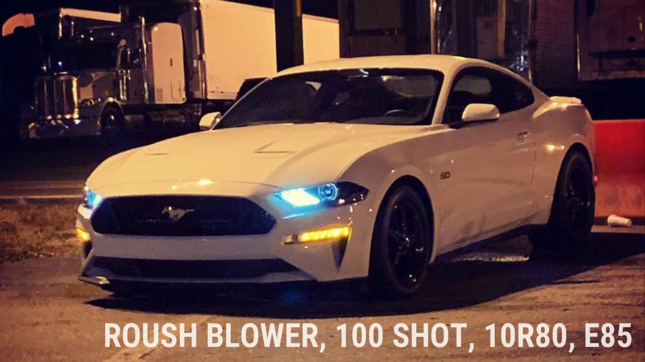 Blower/Nitrous 2018 5.0 vs. Twin Turbo 2015 Camaro 1LE - YouTube