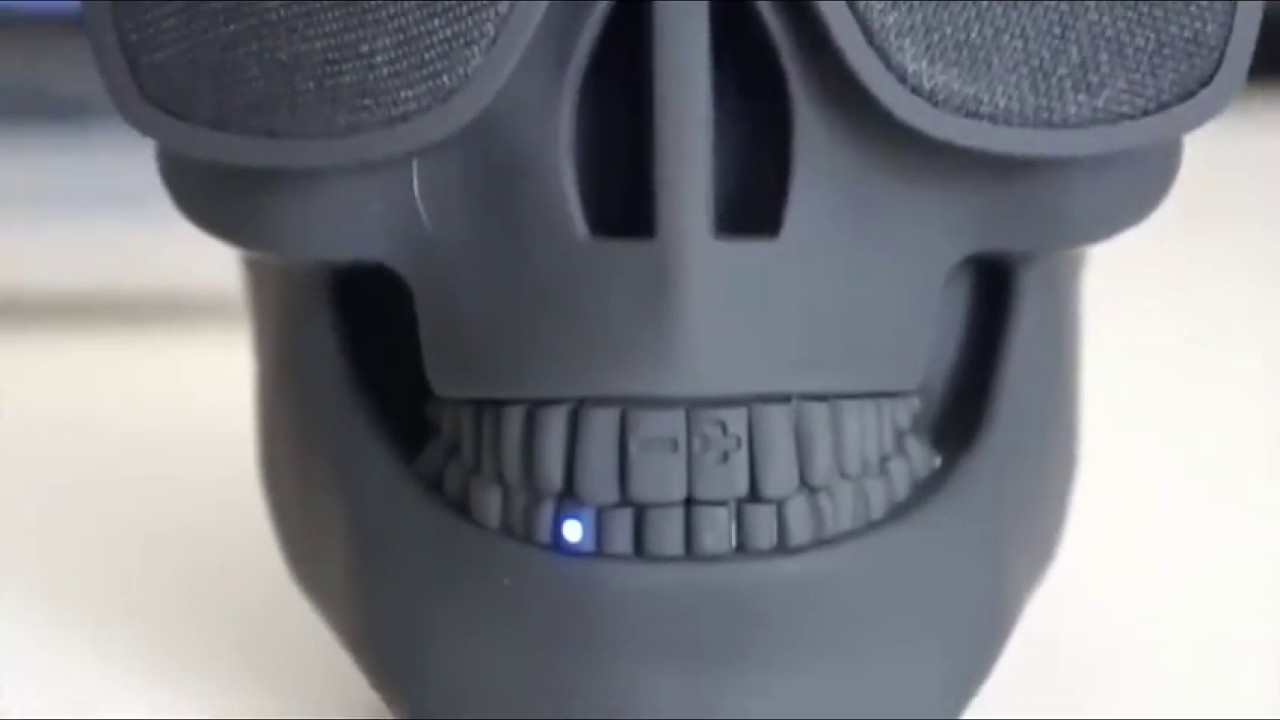 Skull wireless bluetooth speaker - Limited Edition - YouTube