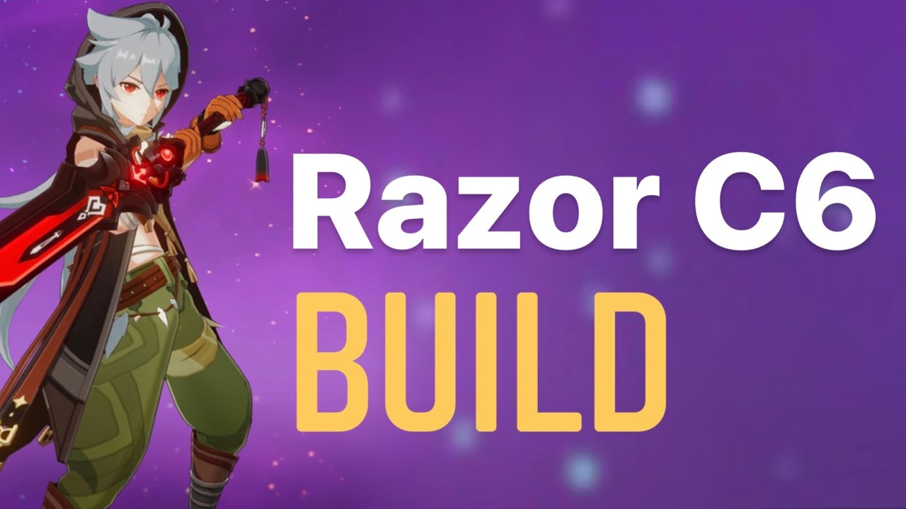 Razor C6 Build Guía Genshin impact - YouTube