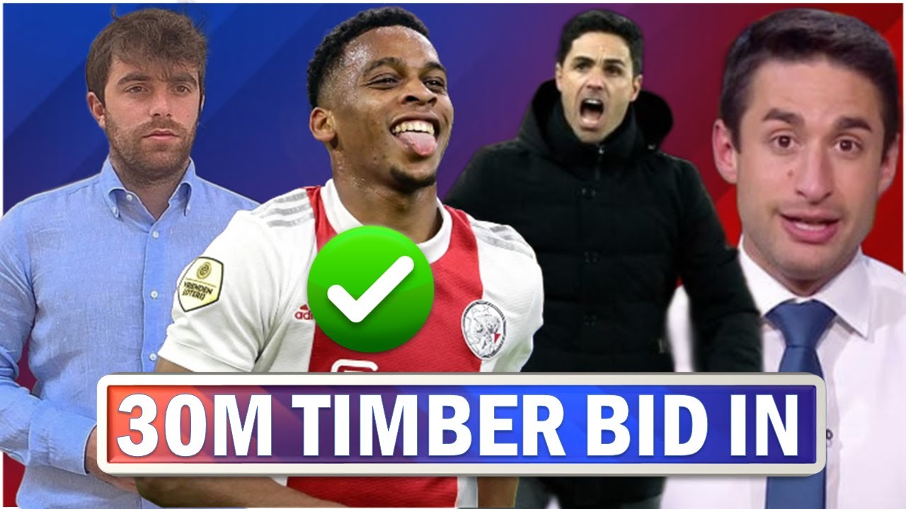 DEAL CLOSE | Arsenal Submit Jurrien Timber Opening Bid !!! Arsenal ...