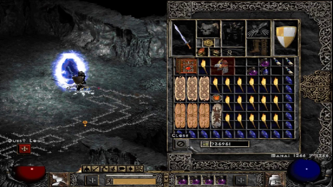Diablo 2 PDM- Hell Part 3 Baal and his Minions (Paliden Finale) - YouTube
