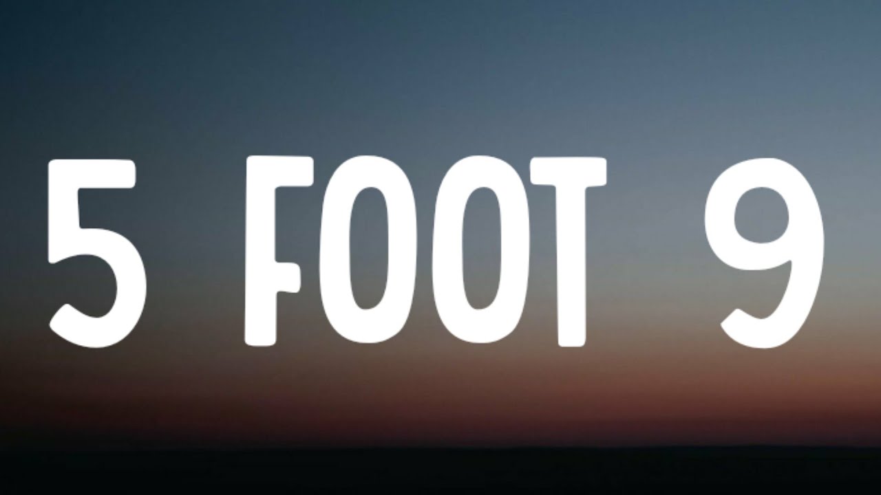 Tyler Hubbard - 5 Foot 9 (Lyrics) - YouTube