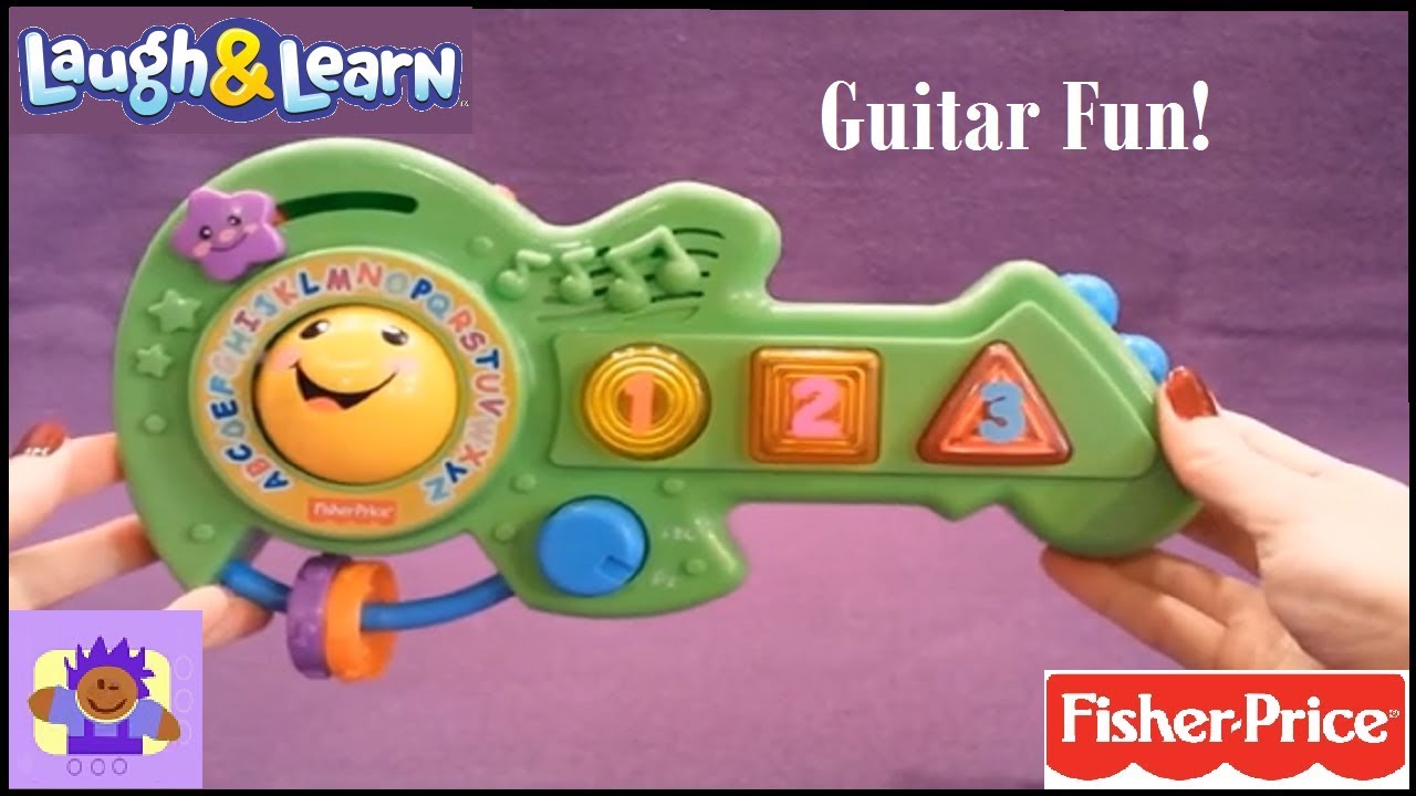 2012 Mattel Fisher-Price Laugh N' Learn Jam N' Learn toy Guitar - YouTube