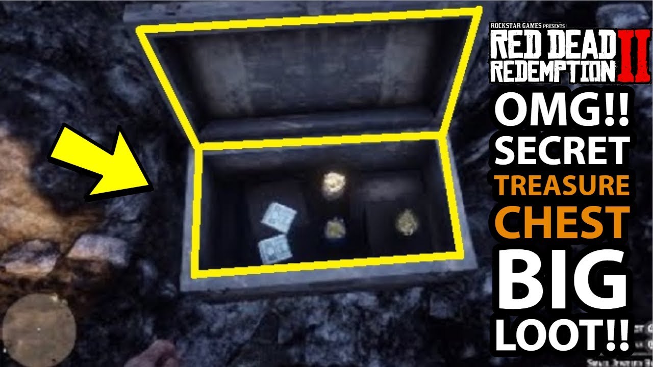 Red Dead Redemption 2 OMG!! *SECRET* TREASURE CHEST BIG LOOT!! - YouTube