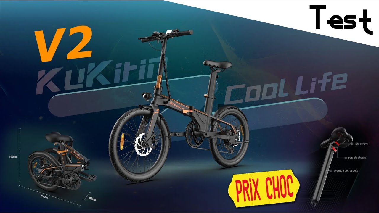 "Test" La batterie de ce vélo pliant est cachée dans la selle 😃 ...