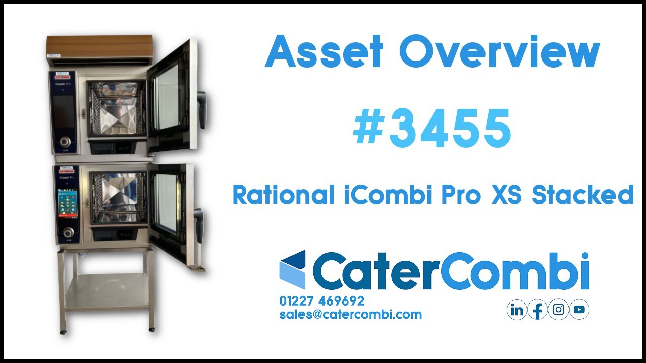 Rational iCombi Pro XS (Stacked Unit with Ultravent) - CaterCombi Asset ...