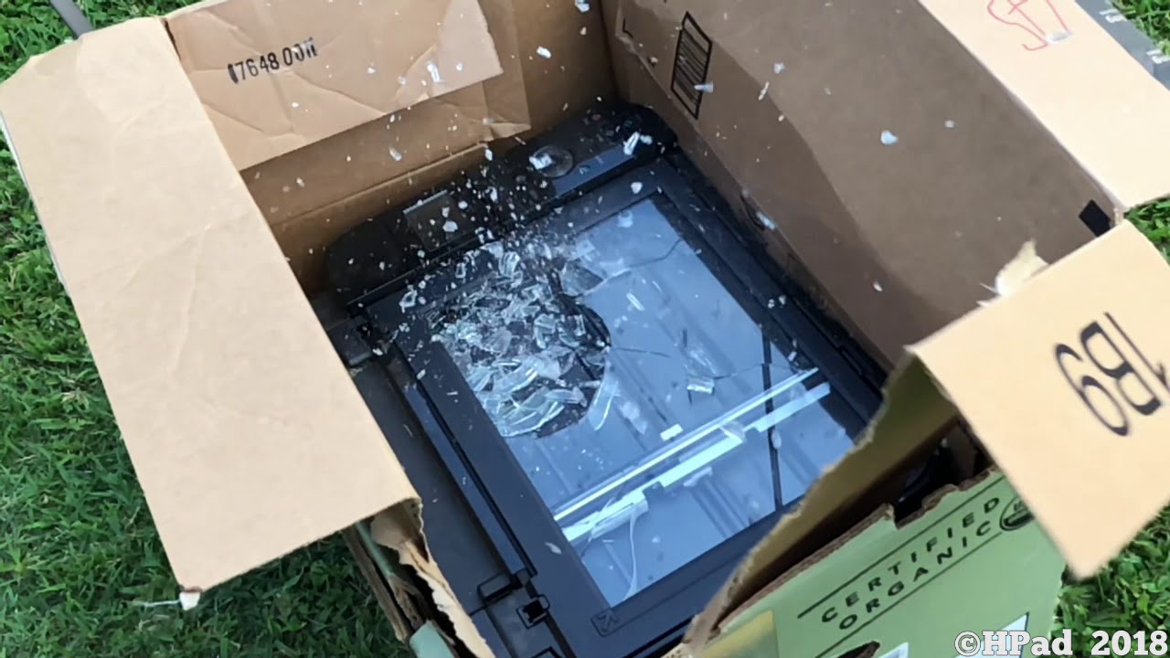 Canon Printer Destruction - YouTube