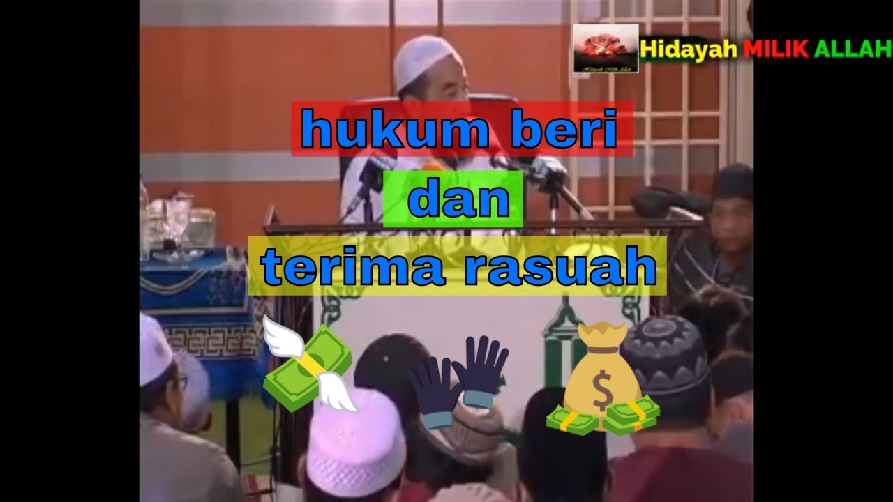 hukum beri dan terima rasuah - YouTube