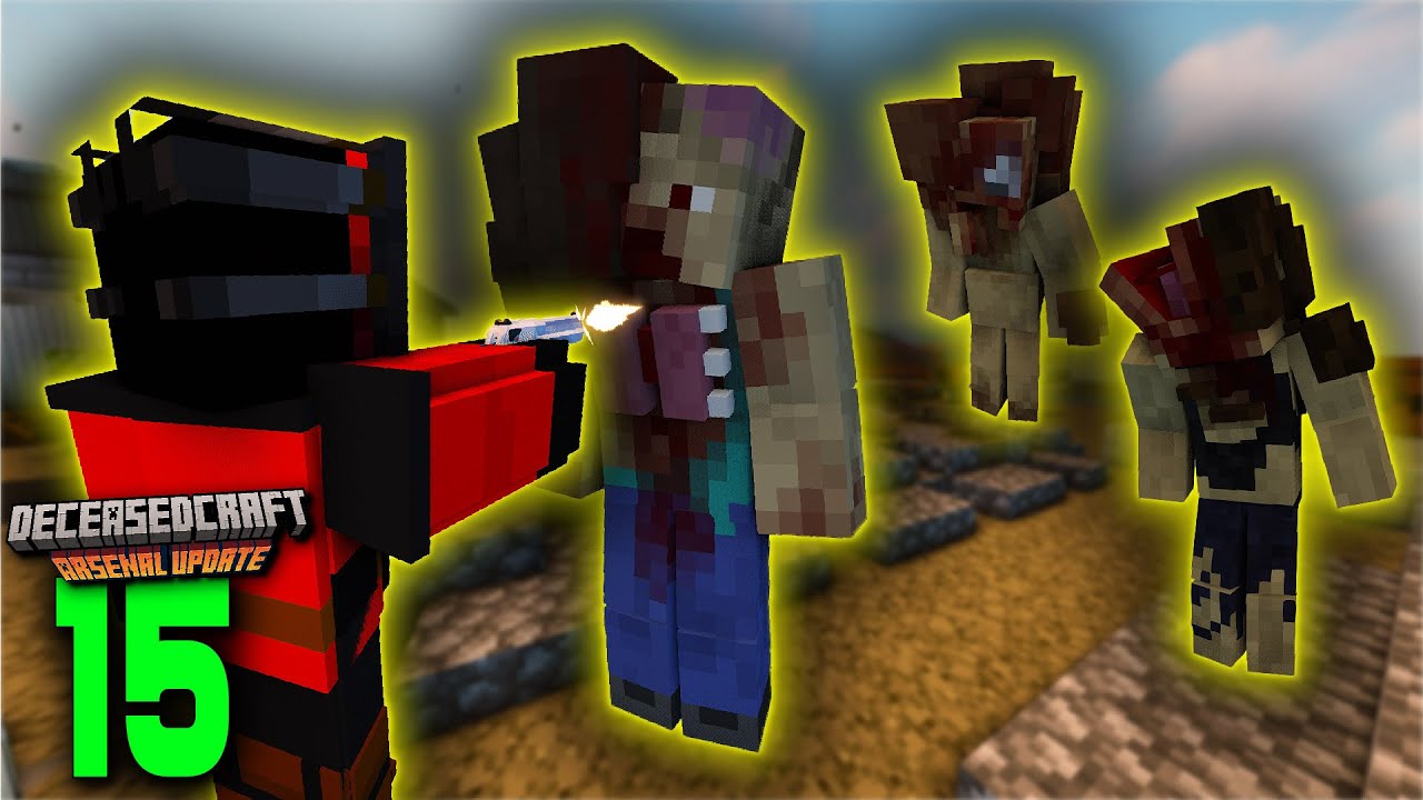 Exploring Wastelands & Harder Zombies - DeceasedCraft 15 - YouTube