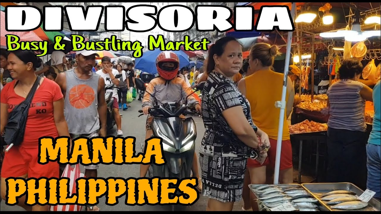 DIVISORIA MANILA | Walking TOUR Inside Famous Busy and Bustling Market ...