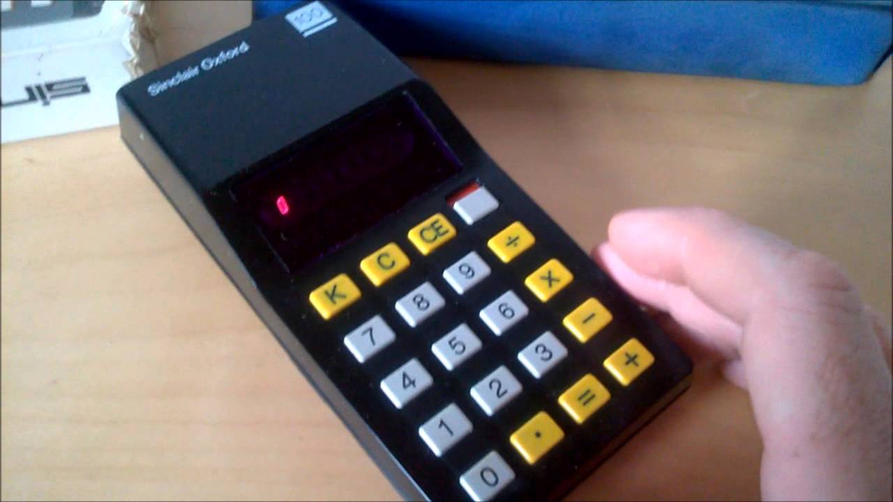 Sinclair Oxford 100 Calculator - YouTube