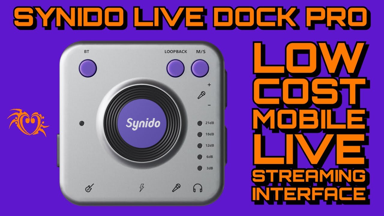 Synido Live Dock Pro A20 - Mobile Live Streaming Interface - Demo ...