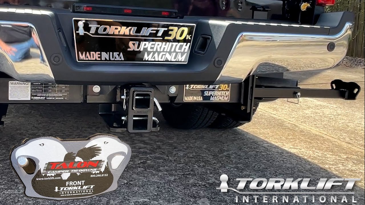 Truck Camper Ready / Torklift SuperHitch and Talon Frame Mounts - YouTube
