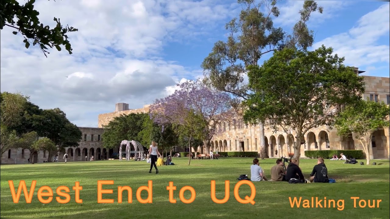 West End to UQ,Brisbane |AUSTRALIA [Walking Tour] - YouTube