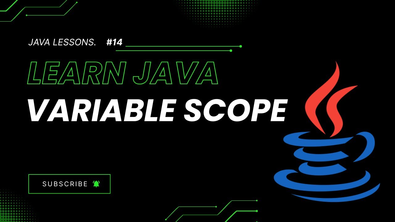 Variable Scope in Java | Local vs Global - YouTube