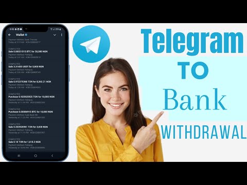 How To Withdraw From Telegram Wallet To Bank Account | Telegram Wallet ...