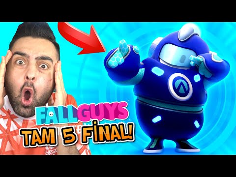 ROBOT ADAM OLDUM 😱 TAM 5 FİNAL ! WİN ? FALL GUYS !