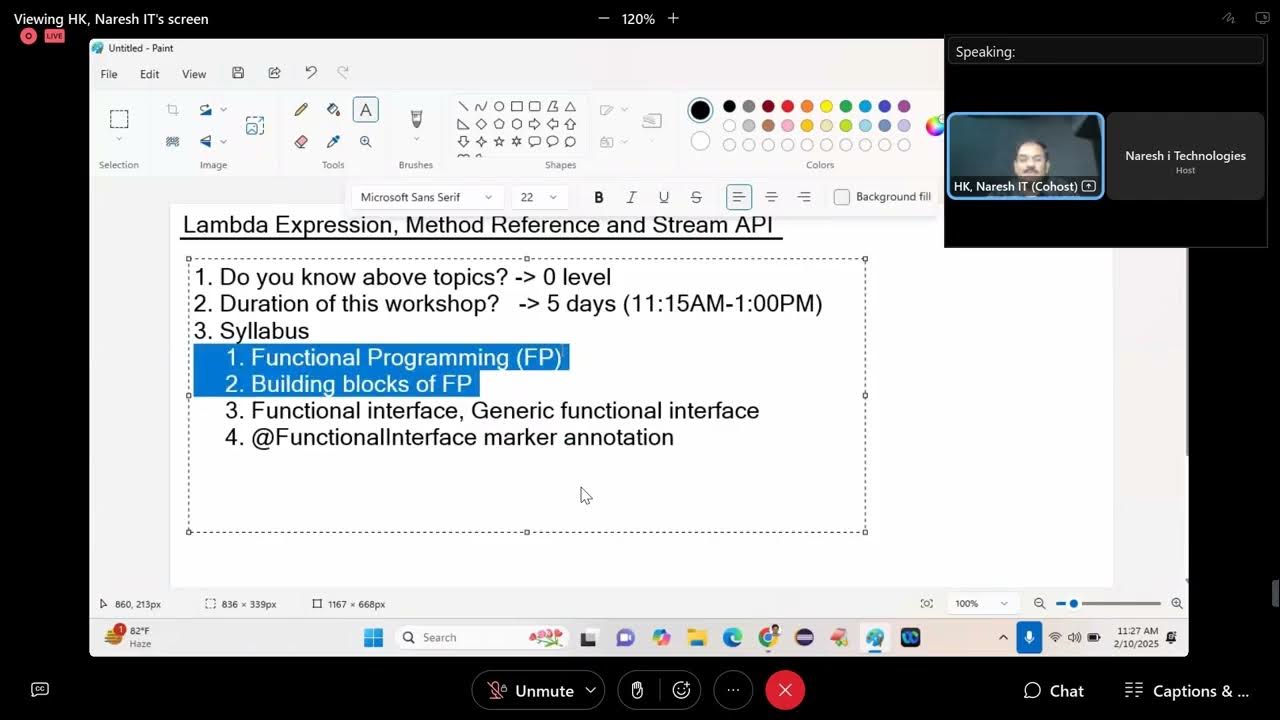 Harikrishna -10 FEB 2025 Lambda Expression, Method Reference & Stream API with Project Use Cases ...