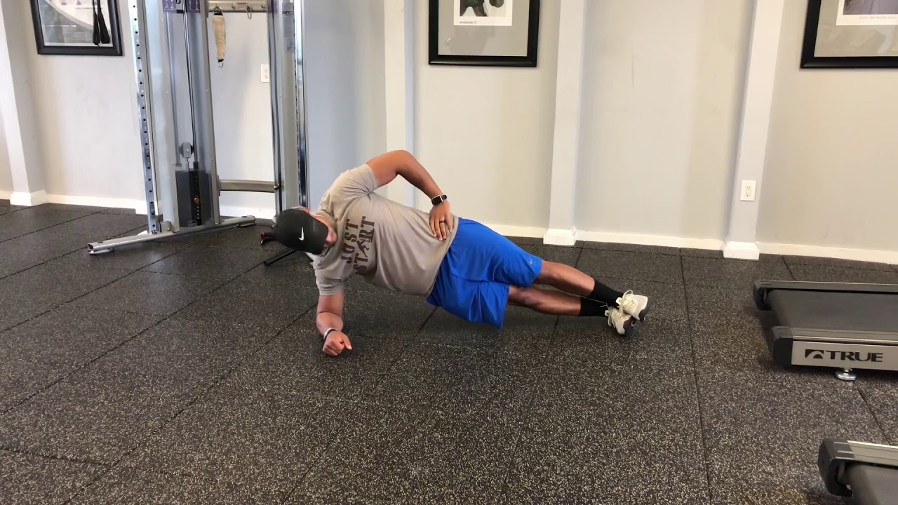 How To Do A Forearm Side Plank - YouTube