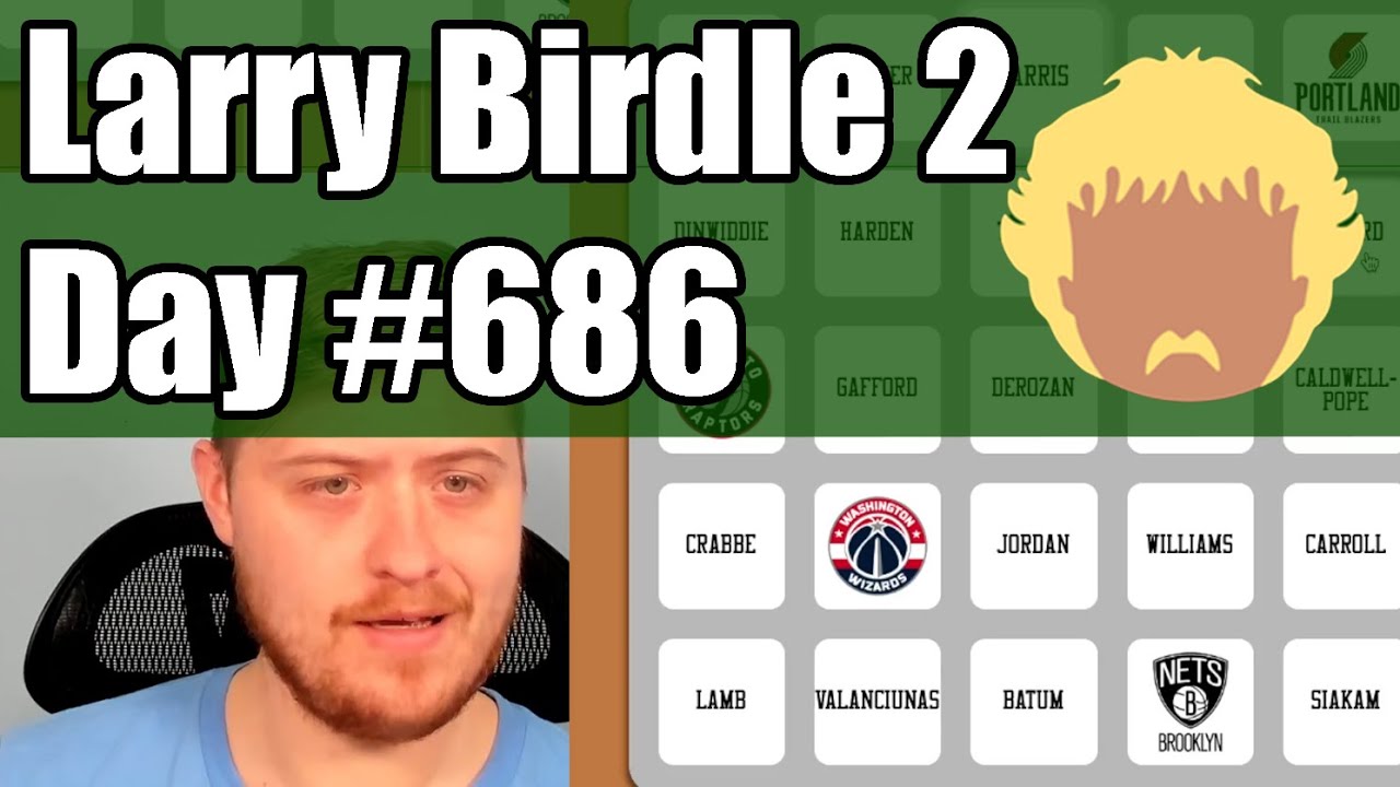 Larry Birdle 2, Day 686 #NBA #Basketball #Sports #Puzzle #Trivia #Game ...