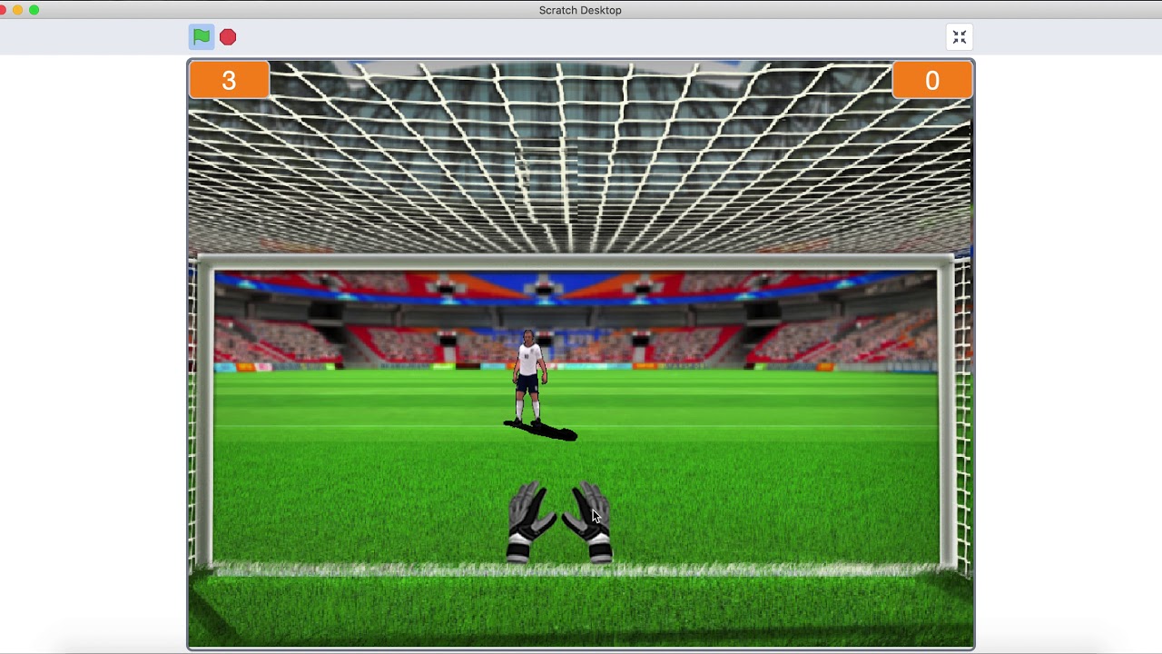 Academia WebThunder - Scratch - Goalkeeper - YouTube