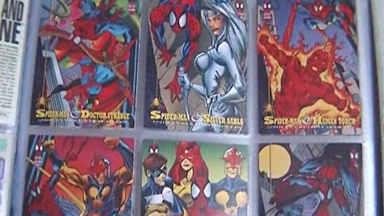 The Amazing Spider-Man Trading Cards Set [ Fleer ] - YouTube
