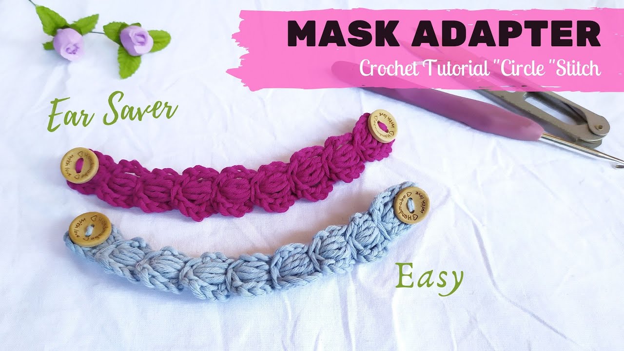 Face Mask Connector - Crochet Tutorial for Beginner - YouTube