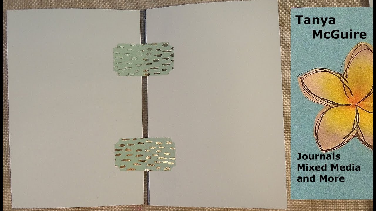 How to Do a Hinged Book Binding - YouTube