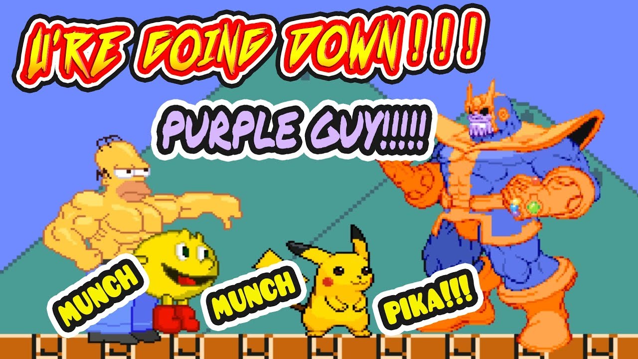 PACMAN PIKACHU & HOMER SIMPSON TEAM UP VS THANOS | FUNNY GAMING - YouTube