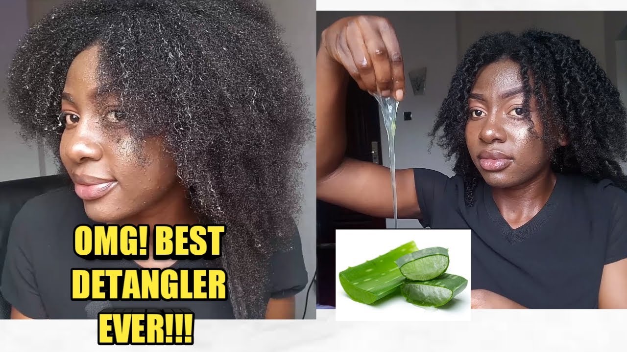 ALOE VERA: BEST DETANGLER EVER!!! - YouTube