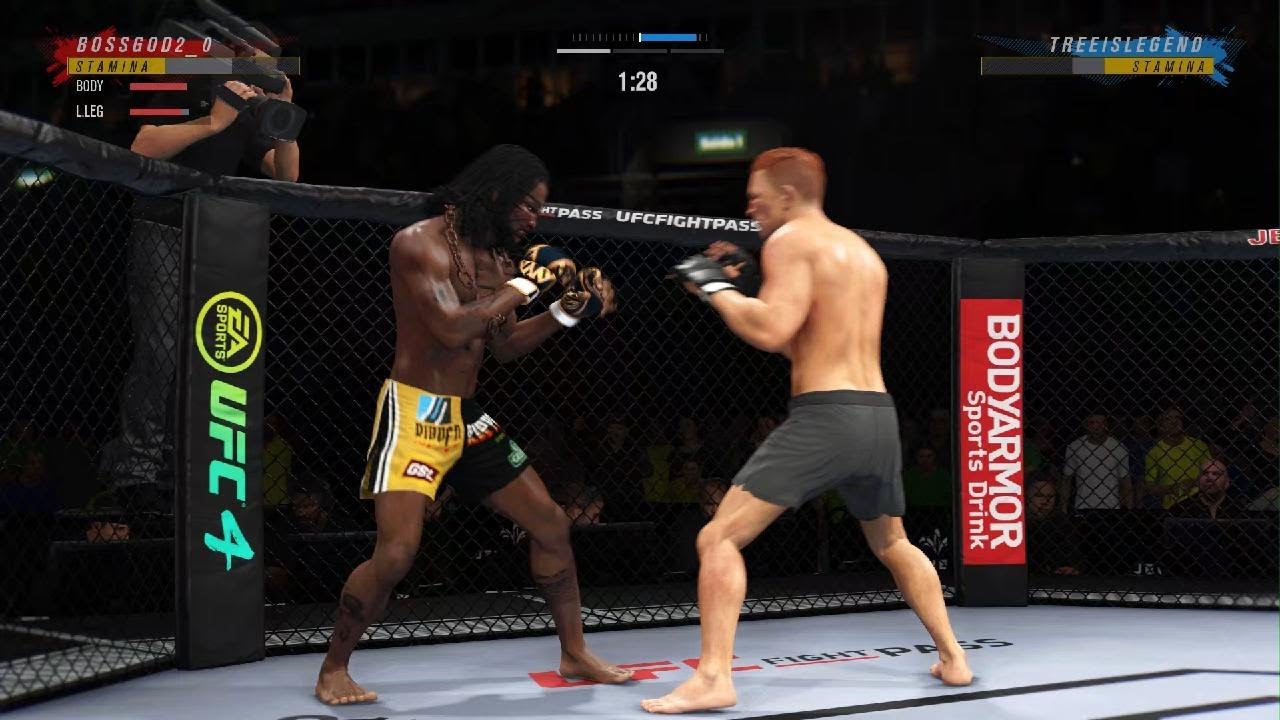 EA SPORTS UFC 4 Superman Punch flash KO!!!!! - YouTube