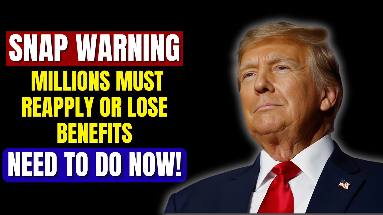 SNAP WARNING: Millions Must Reapply or LOSE Benefits — Here’s What You ...