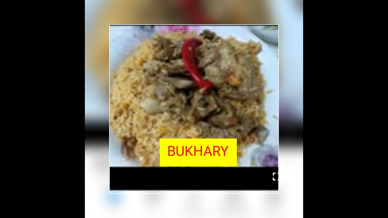 BOKHARY Rice with MEAT - YouTube