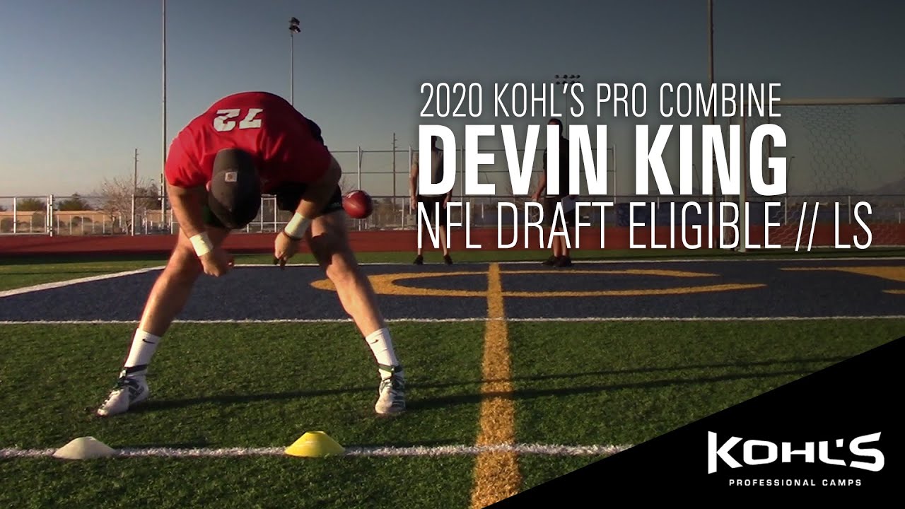 Devin King | NFL Draft Eligible | Kohl's Snapping Camps - YouTube