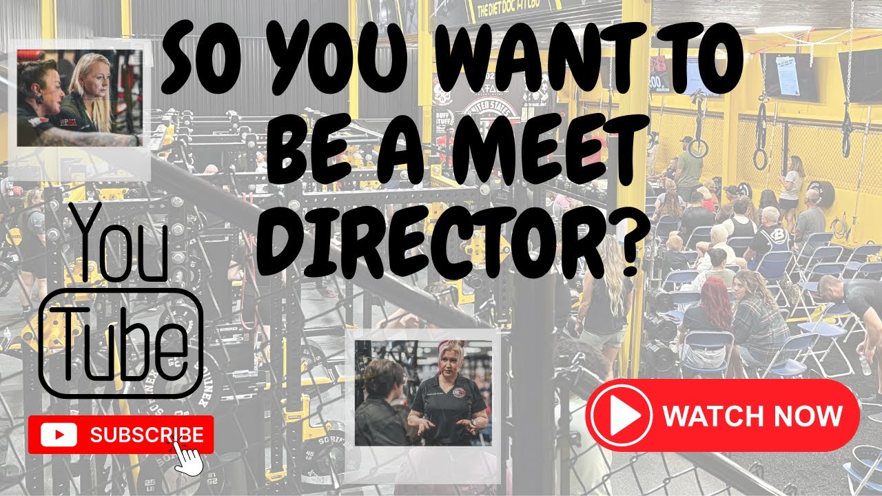 So you want to be a powerlifting meet director - YouTube