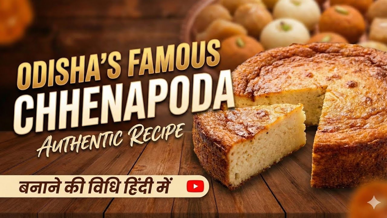 सिर्फ 3 चीजों से बनाएं असली 'Indian Cheesecake' | No Oven Chhena Poda ...