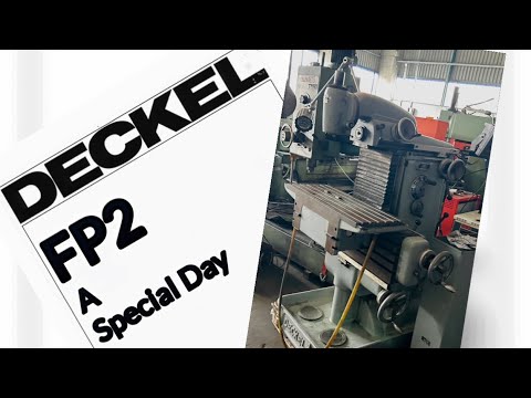 La mia Fresa Deckel FP2- My first Deckel Fp2 Mill Machine - YouTube