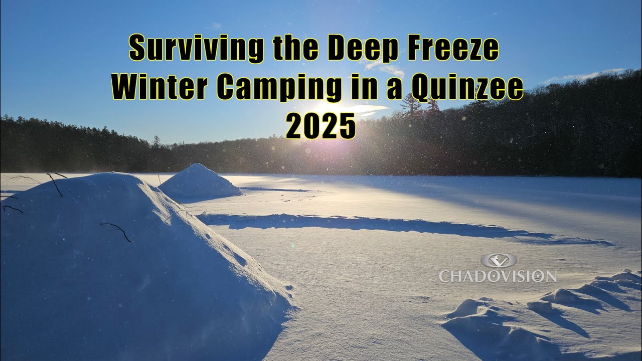 Surviving the Deep Freeze – Winter Camping in a Quinzee (2025) - YouTube