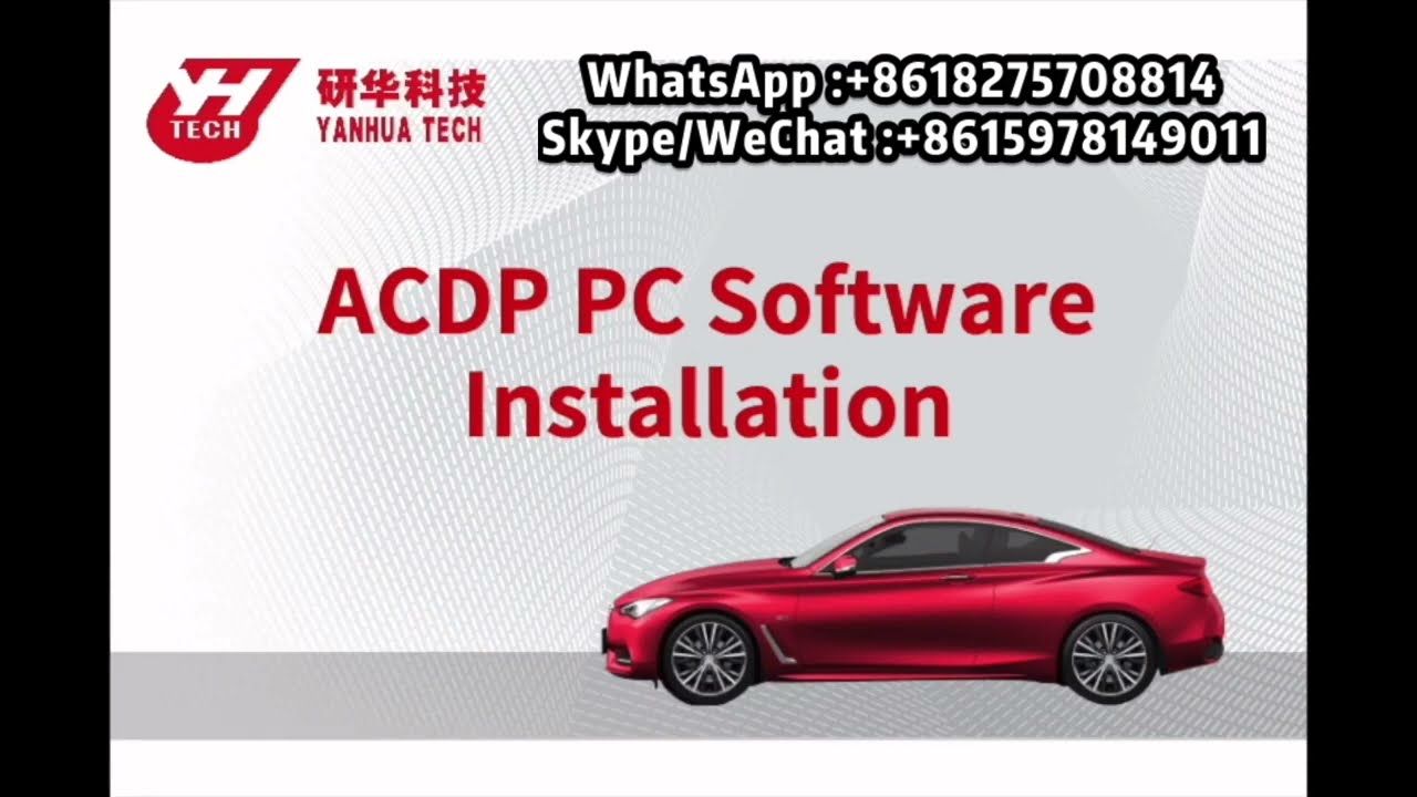ACDP PC Software install - YouTube