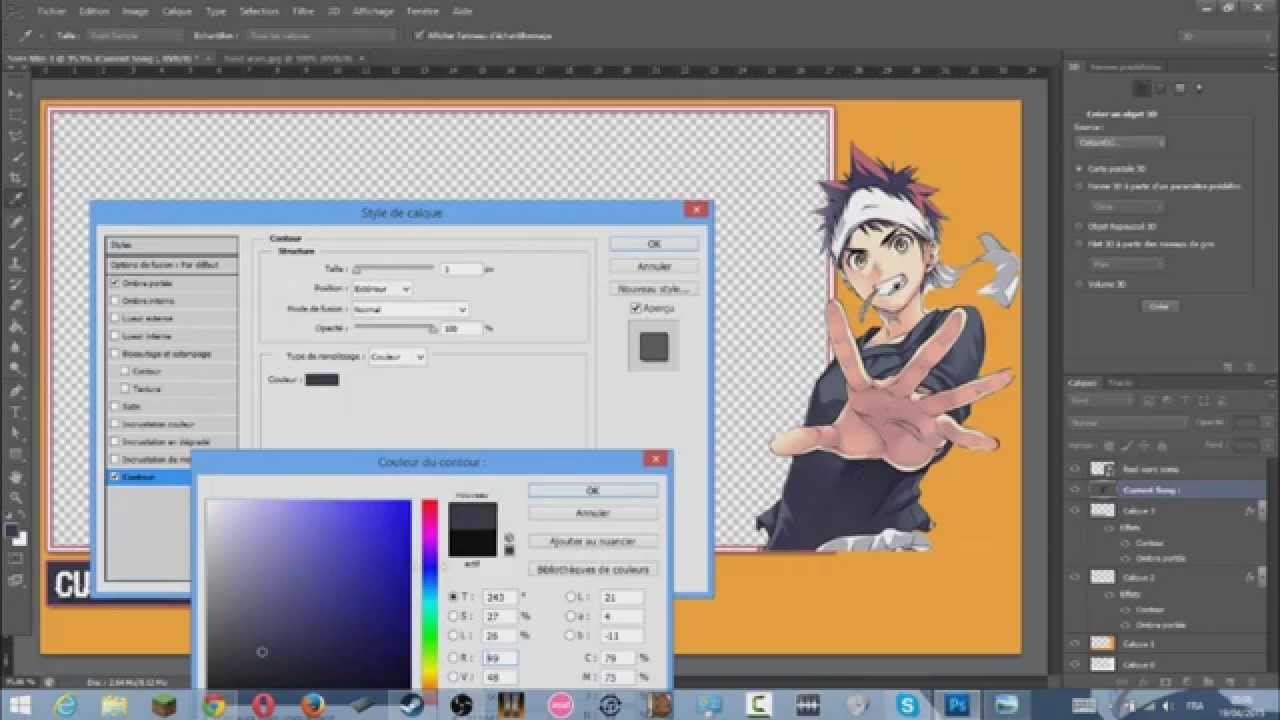 [SPEED-ART] Overlay for live Twitch Osu! - YouTube