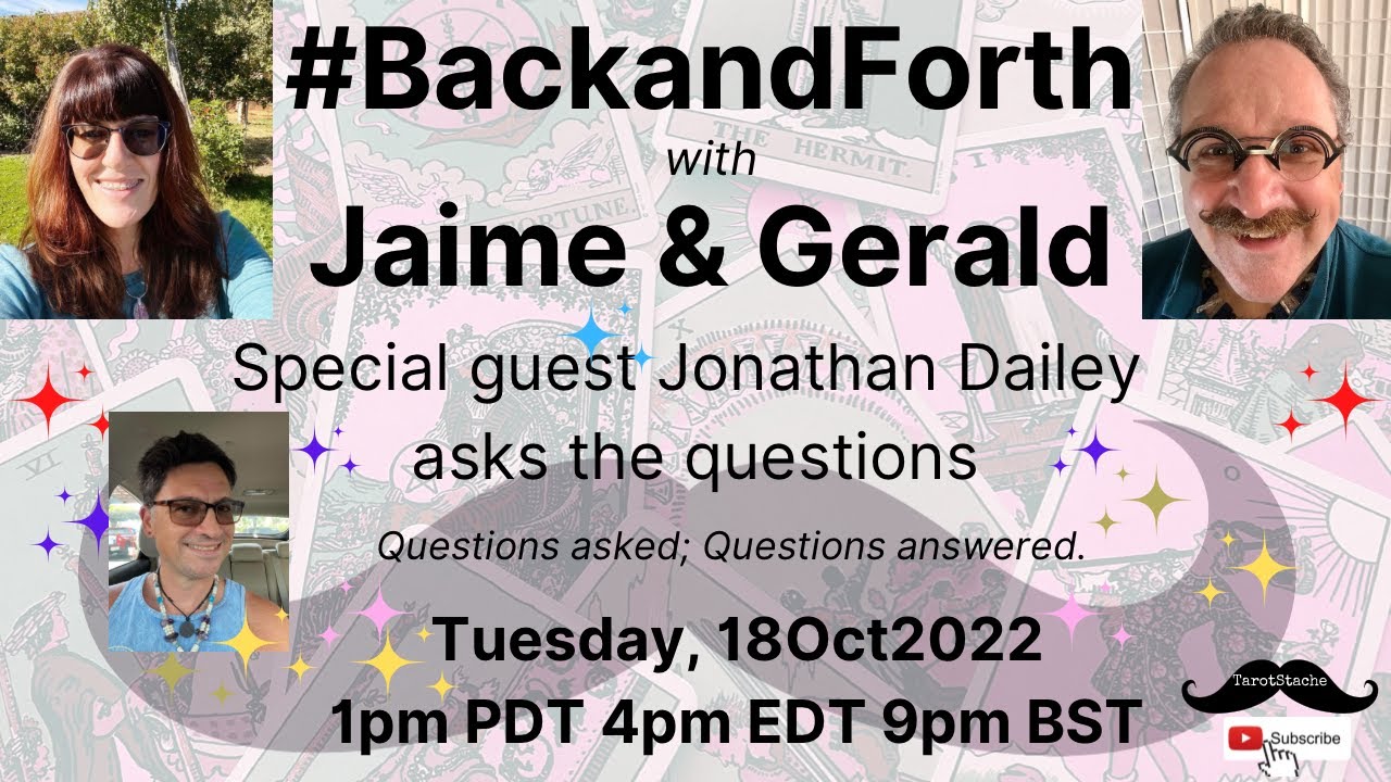 #BackandForth with Jaime & Gerald with special guest Jonathan Dailey ...