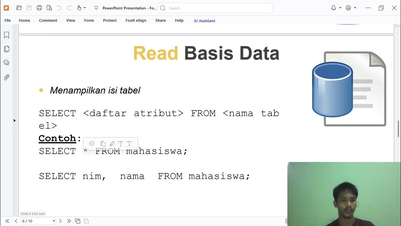 PRAKTEK SISTEM BASIS DATA - SQL CRUD - YouTube