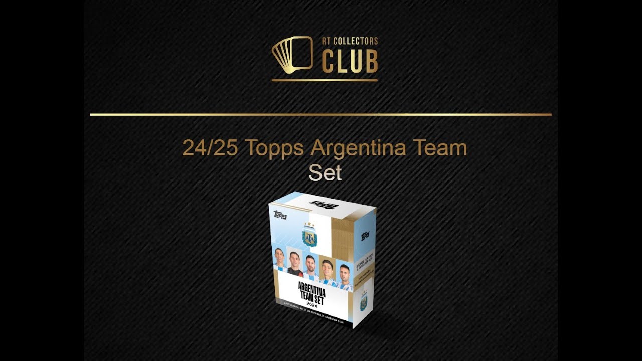 #281 PYP Soccer Break - 3 x 24/25 Topps Argentina Team Set (2025-01-24 ...