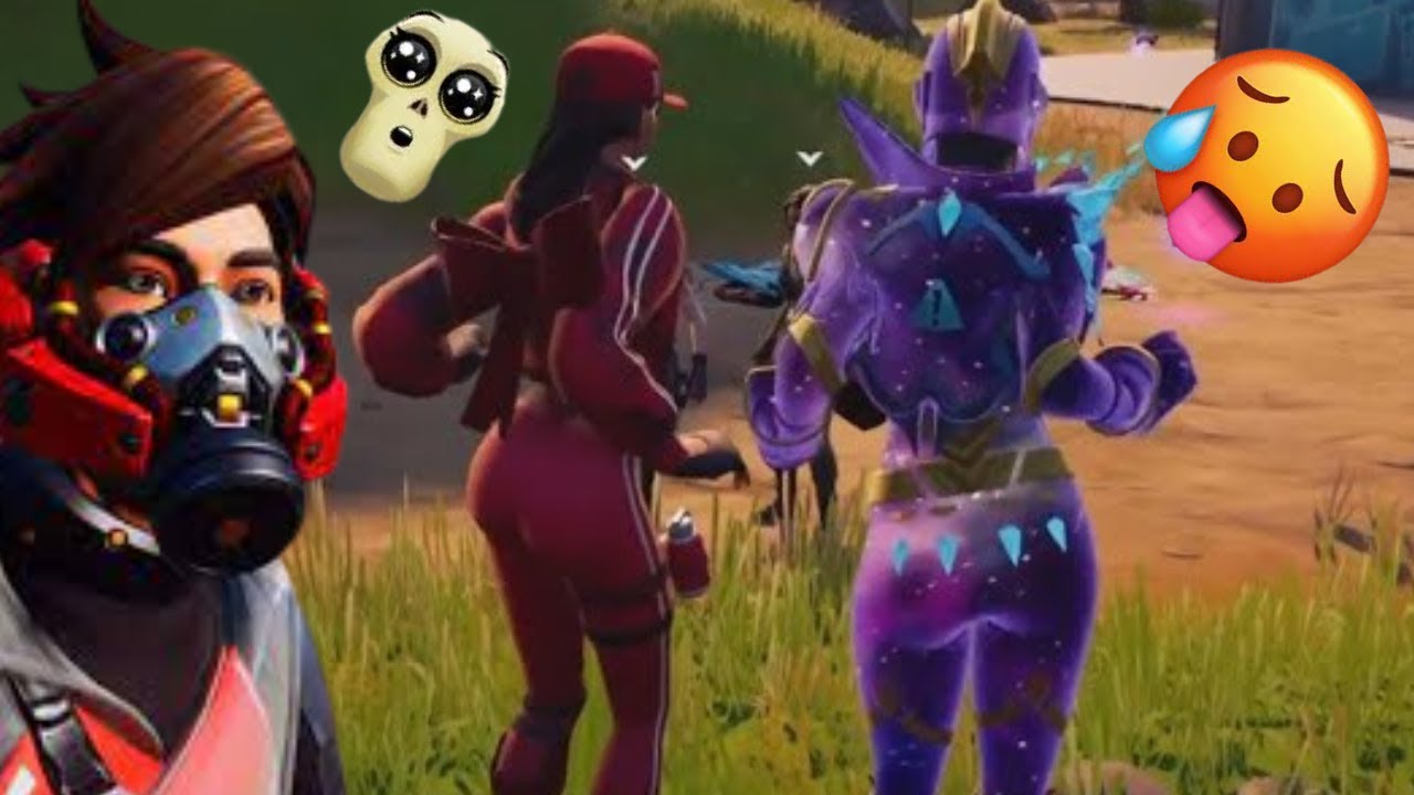 💀 found two girls who are sus on (fortnite party royale ) 🤔 - YouTube