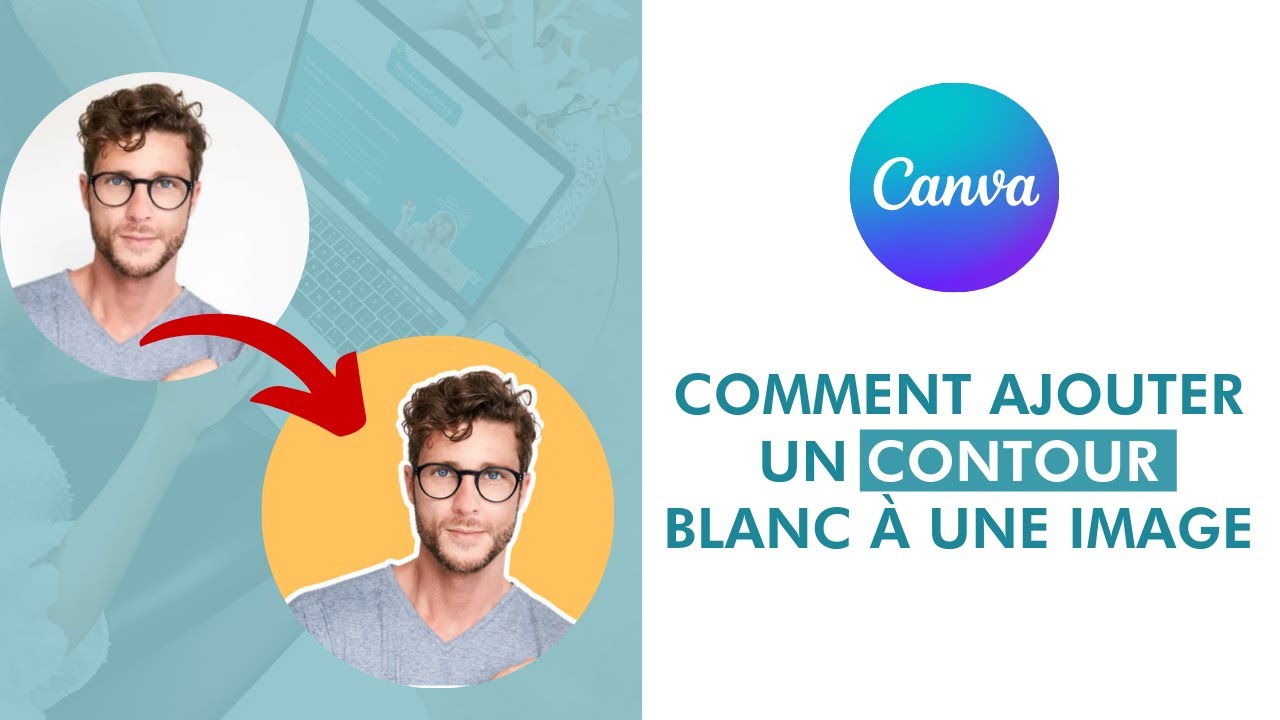 Comment ajouter un contour blanc autour d'une image ? - YouTube