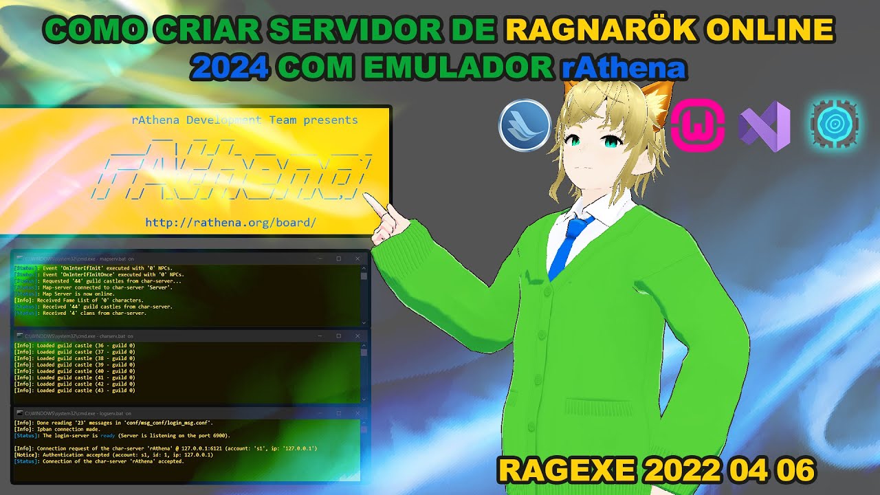 Tutorial - Como Criar Servidor de Ragnarok Online (Offline) 2024 com ...