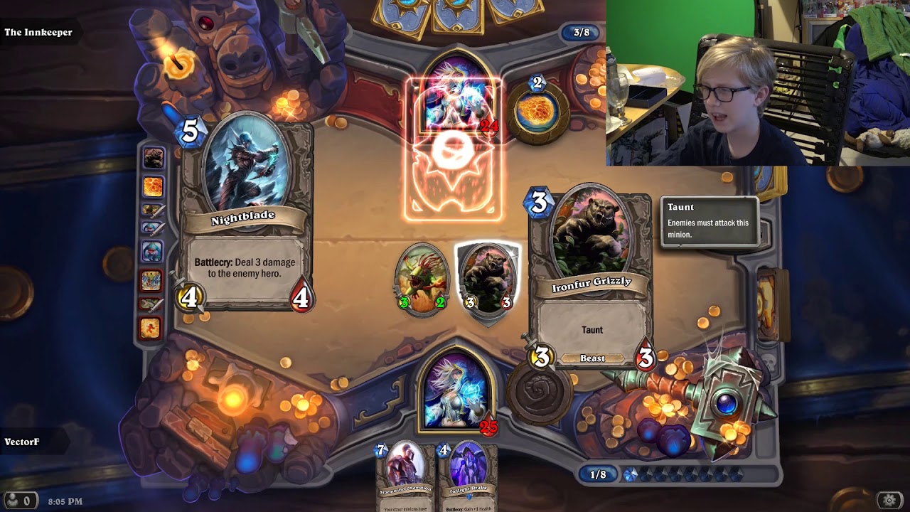 I have a Big Hearth! - Vector Plays Hearthstone - YouTube