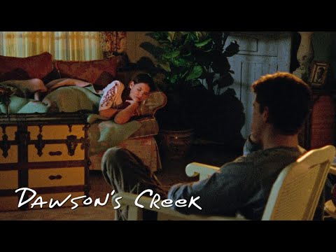 Pacey watches Joey sleep by the fire | A Weekend in the Country | Season 3 Dawson's Creek