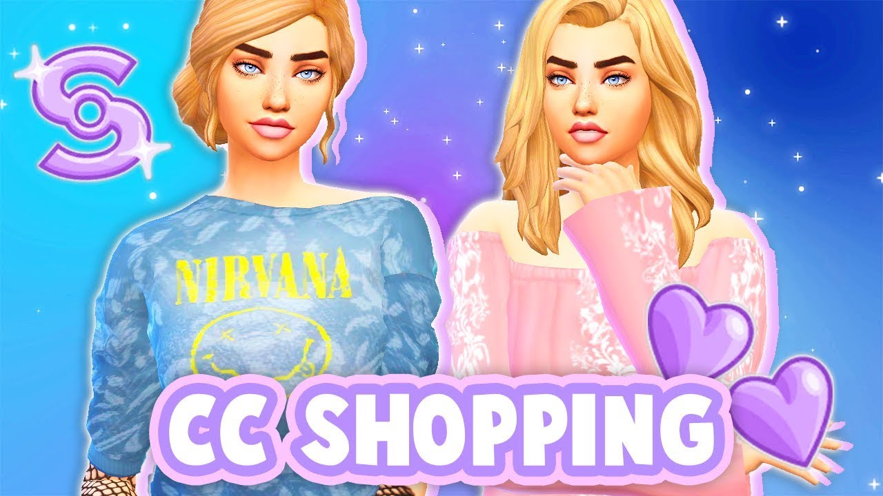 CC SHOPPING + SHOWCASE // HAIR, CLOTHES, MAKEUP, CUTE SUNGLASSES😍 | THE ...